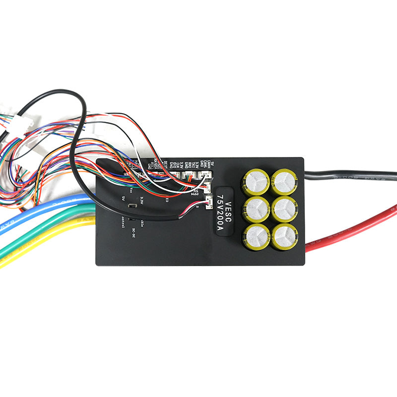 16S 75V 200A Vesc brushless motor controller electric motorcycle efoil ...