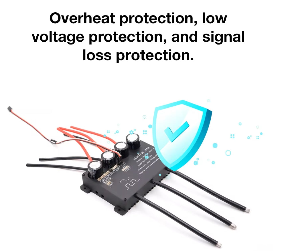 Dual drive FRC.ESC V6 electric skateboard /robotic/AGV/Drone high curr ...