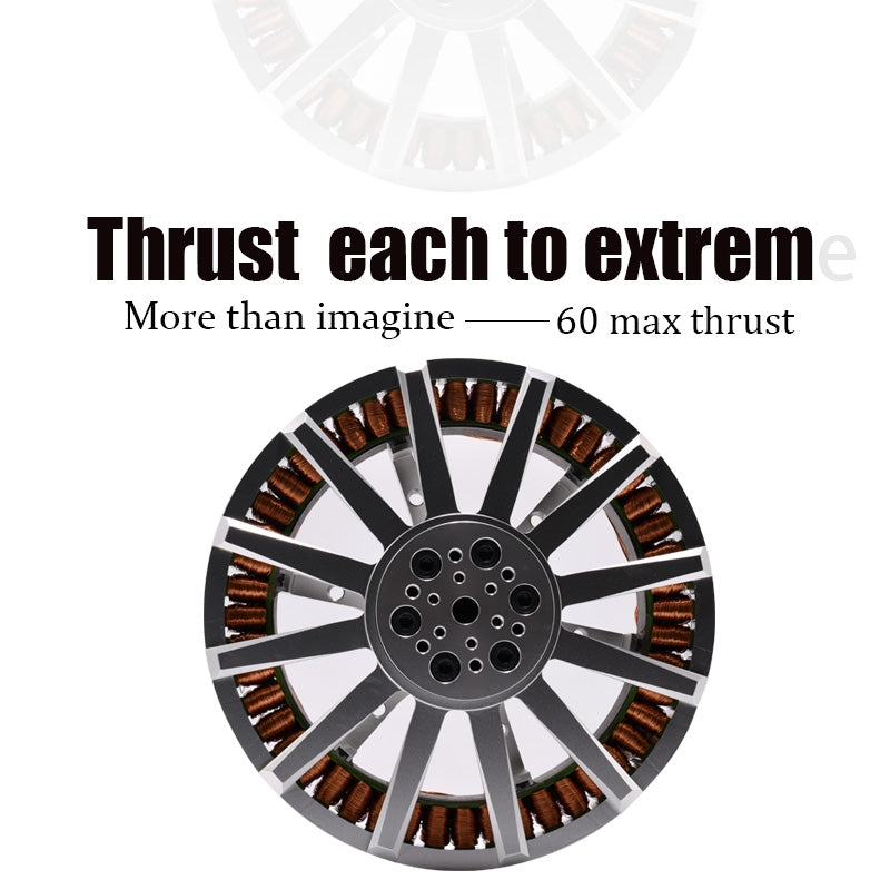 Lightweight MP238/50 35kw Brushless Motor for Paratrike VTOL Paramotor ...